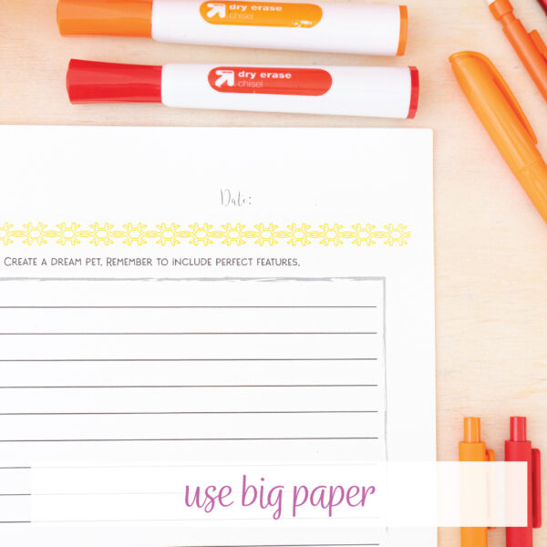 Outdoor Writing Activities – Language Arts Classroom