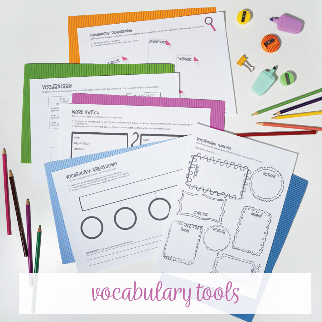 Vocabulary for High School Students – Language Arts Classroom