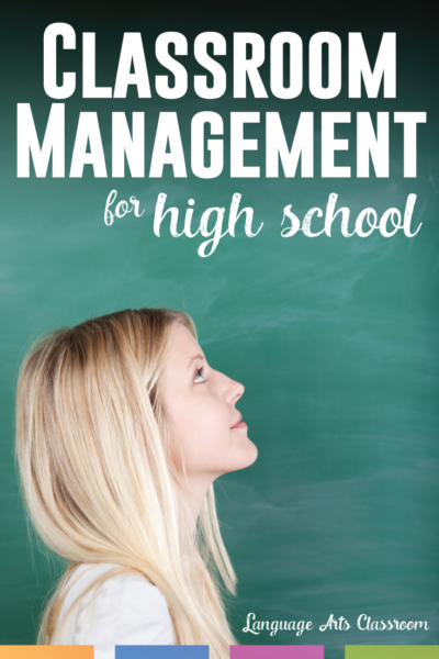 High School Classroom Management – Language Arts Classroom