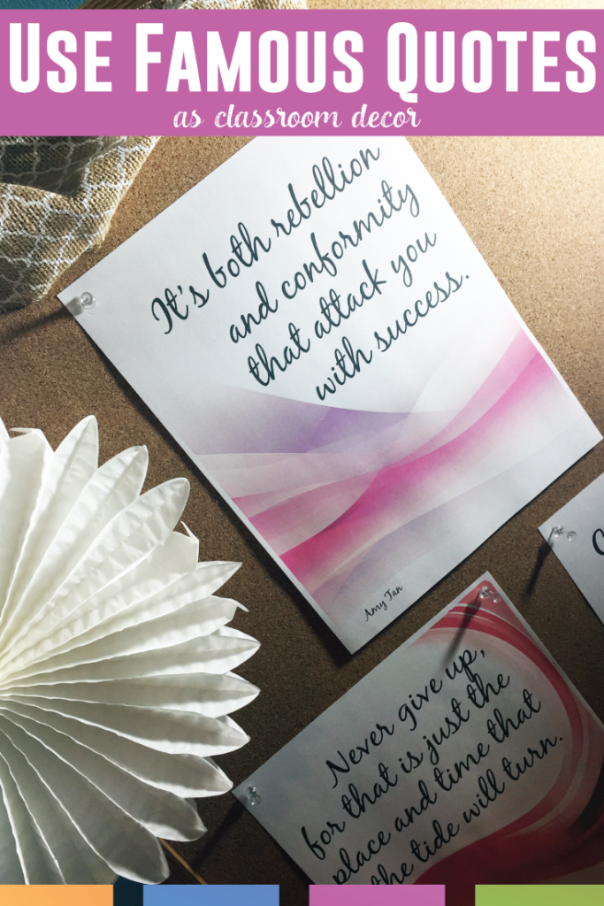 Decorating the secondary classroom – make the room reflect your ...