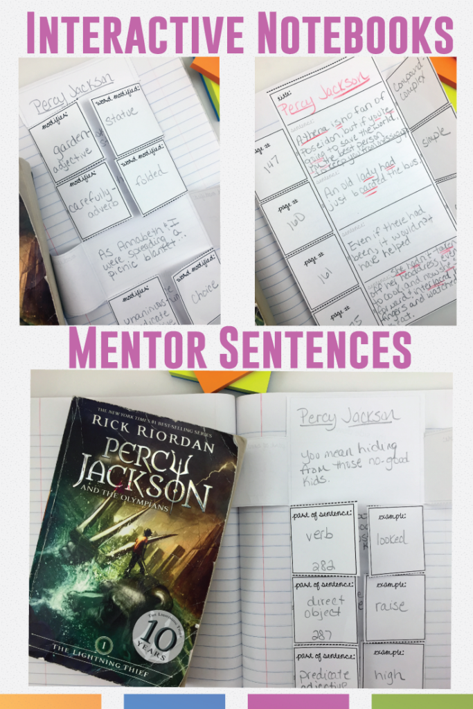 Mentor sentences and interactive notebook pieces – together?! The ...