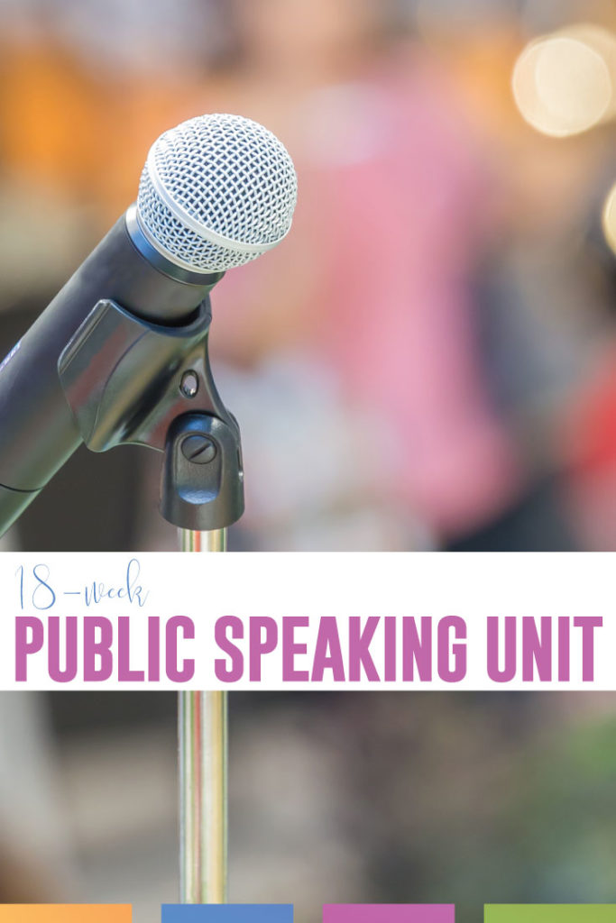 PublicSpeakingUnit – Language Arts Classroom