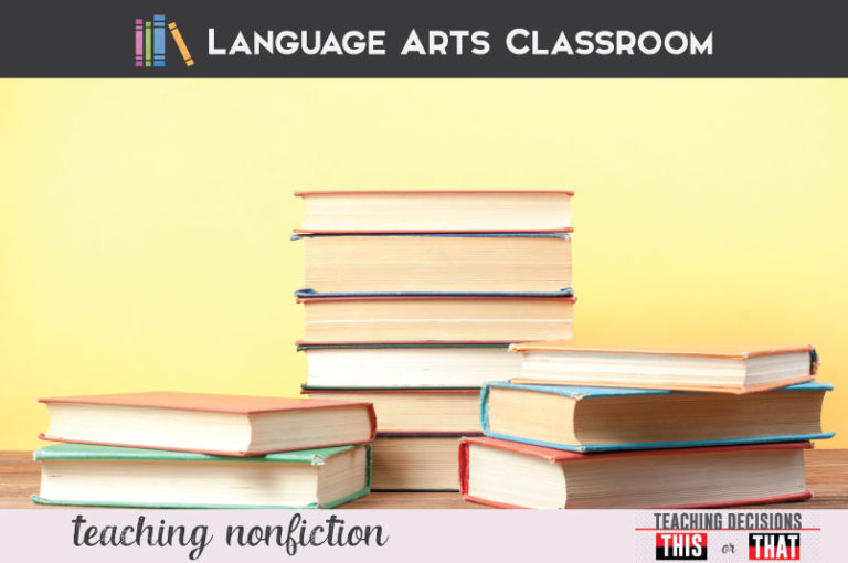 Teaching nonfiction? Do so in an organized way and watch students ...