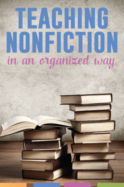 Teaching nonfiction? Do so in an organized way and watch students ...