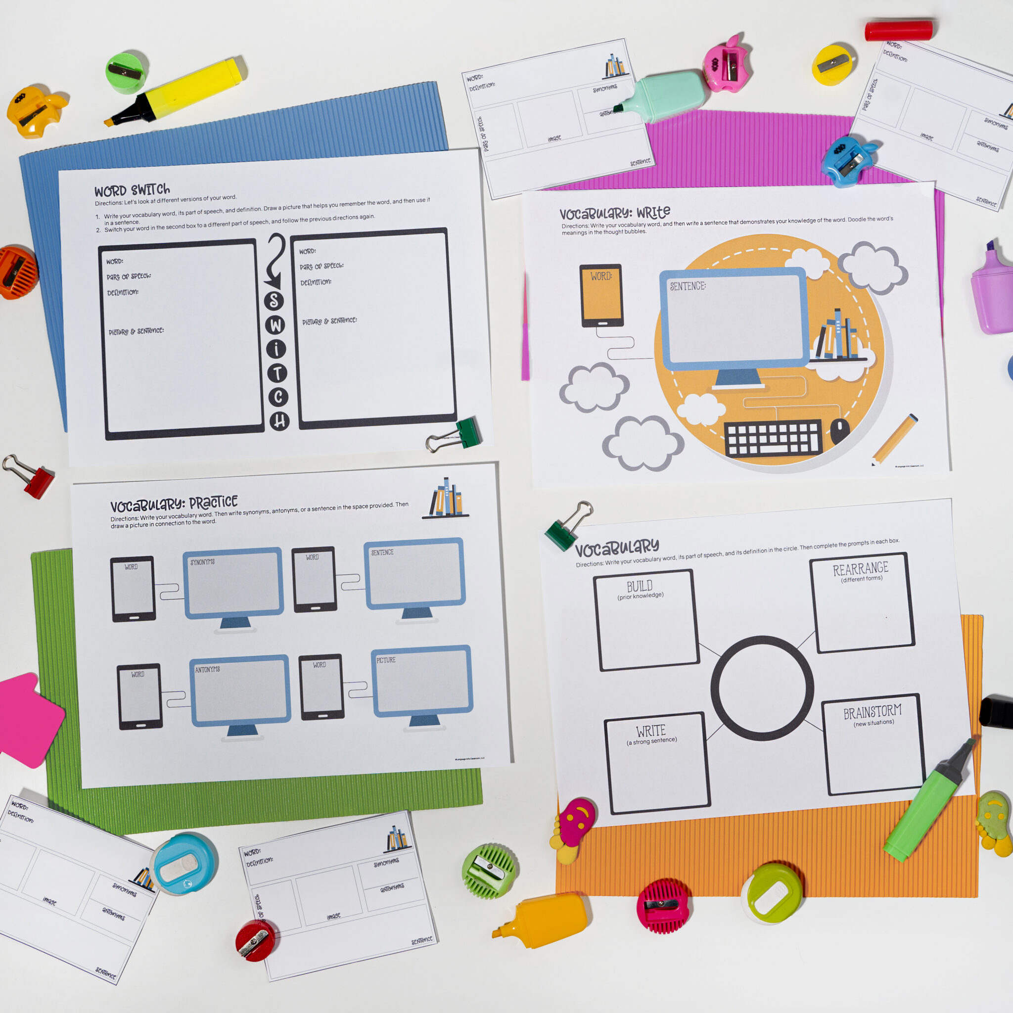 Meaningful Vocabulary Activities – Language Arts Classroom