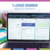 Seventh Grade Grammar Bundle | Sentence Structure, Phrases, Clauses ...