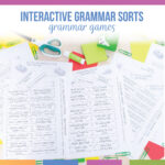 Interactive Grammar Sorts & Grammar Activities Bundle Grammar Games ...