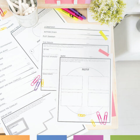 Graphic Organizer Bundle | Literary Analysis Digital & Print Graphic ...