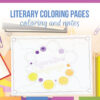 Literary Devices Coloring Sheets & Bookmarks | Literature Elements ...