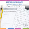 Verb Mood Errors Worksheets | Shift in Verb Moods Worksheets – Language ...