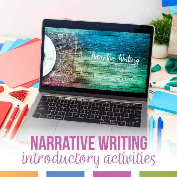 Narrative Writing Activities Presentation Note Sheets Graphic
