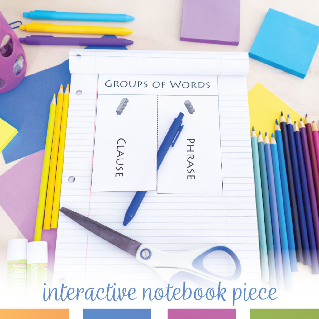 Interactive Phrase & Clause Sort & Grammar Game | Phrase & Clause ...