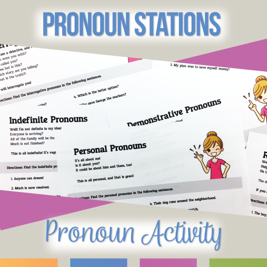 PronounCoverFree – Language Arts Classroom