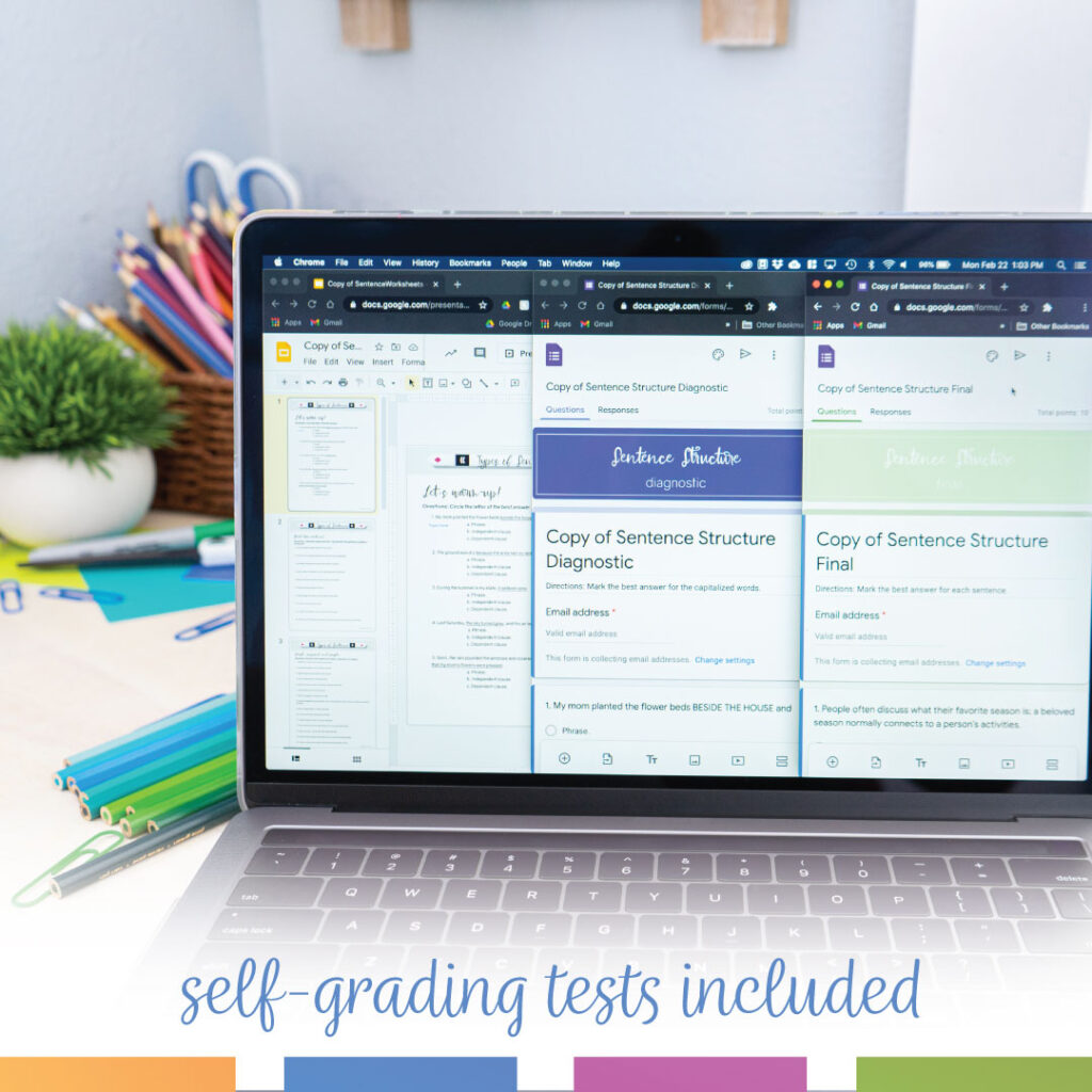Sentence Structure Worksheets: Simple, Compound, Complex, & Compound ...