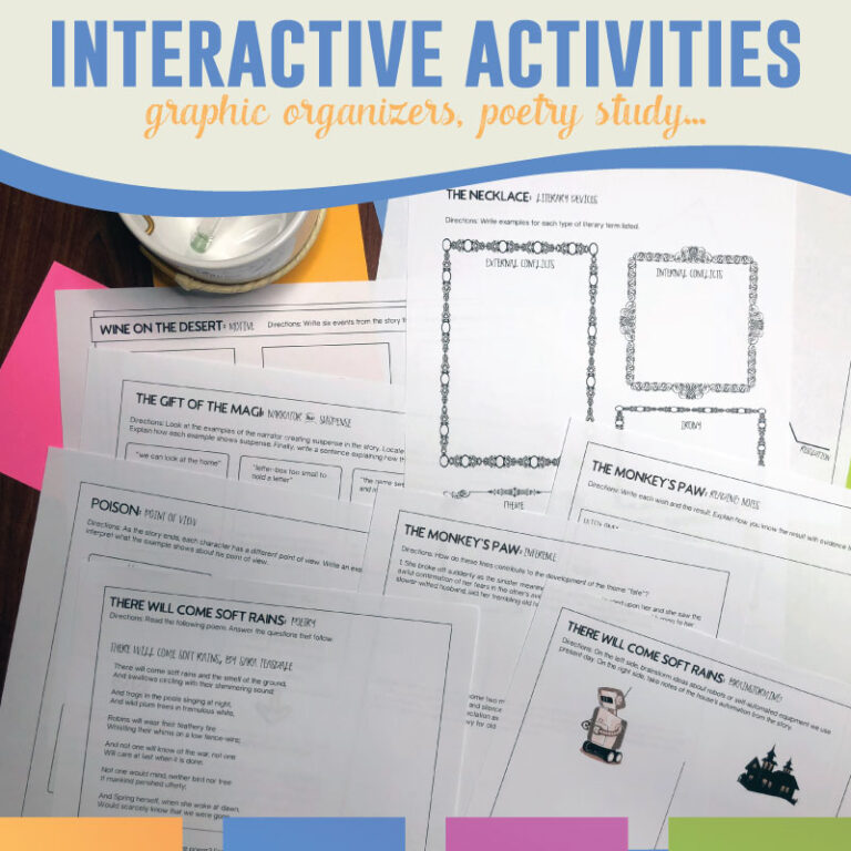 Ultimate Short Story Unit Bundle | Secondary ELA Short Stories ...