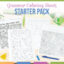 Grammar Coloring Activity Pack | Grammar Coloring Sheets – Language ...