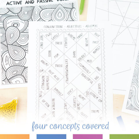 Grammar Coloring Activity Pack | Grammar Coloring Sheets – Language ...
