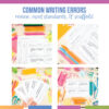 Grammar Task Card Bundle Middle School English Grammar – Language Arts ...