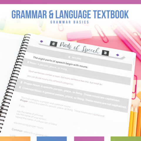 Grammar Textbook Parts of Speech, Verbals, Sentence Structure: Digital ...