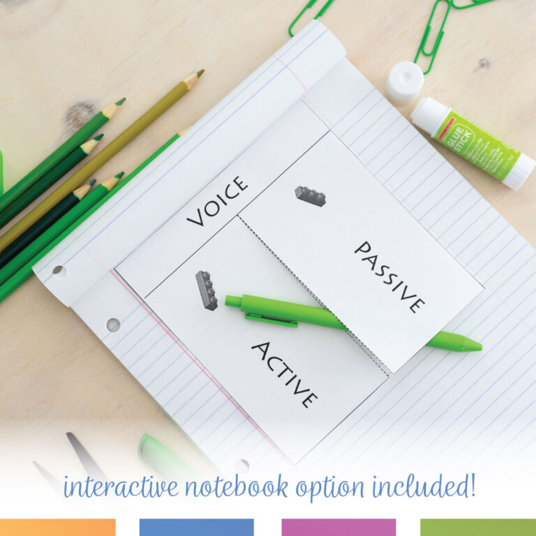 Interactive Active & Passive Voice Sort & Grammar Game | Verb Voice ...