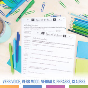 Grammar Worksheets for Middle School Bundle | 150 Easy to Use Grammar ...