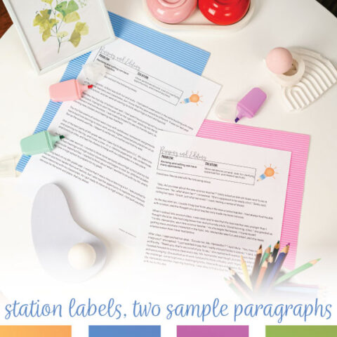 Editing and Revising Activities for Secondary Students Writing Station ...