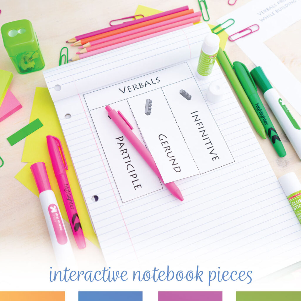 Interactive Verbals Sort Gerunds, Participles, Infinitives Grammar Game ...