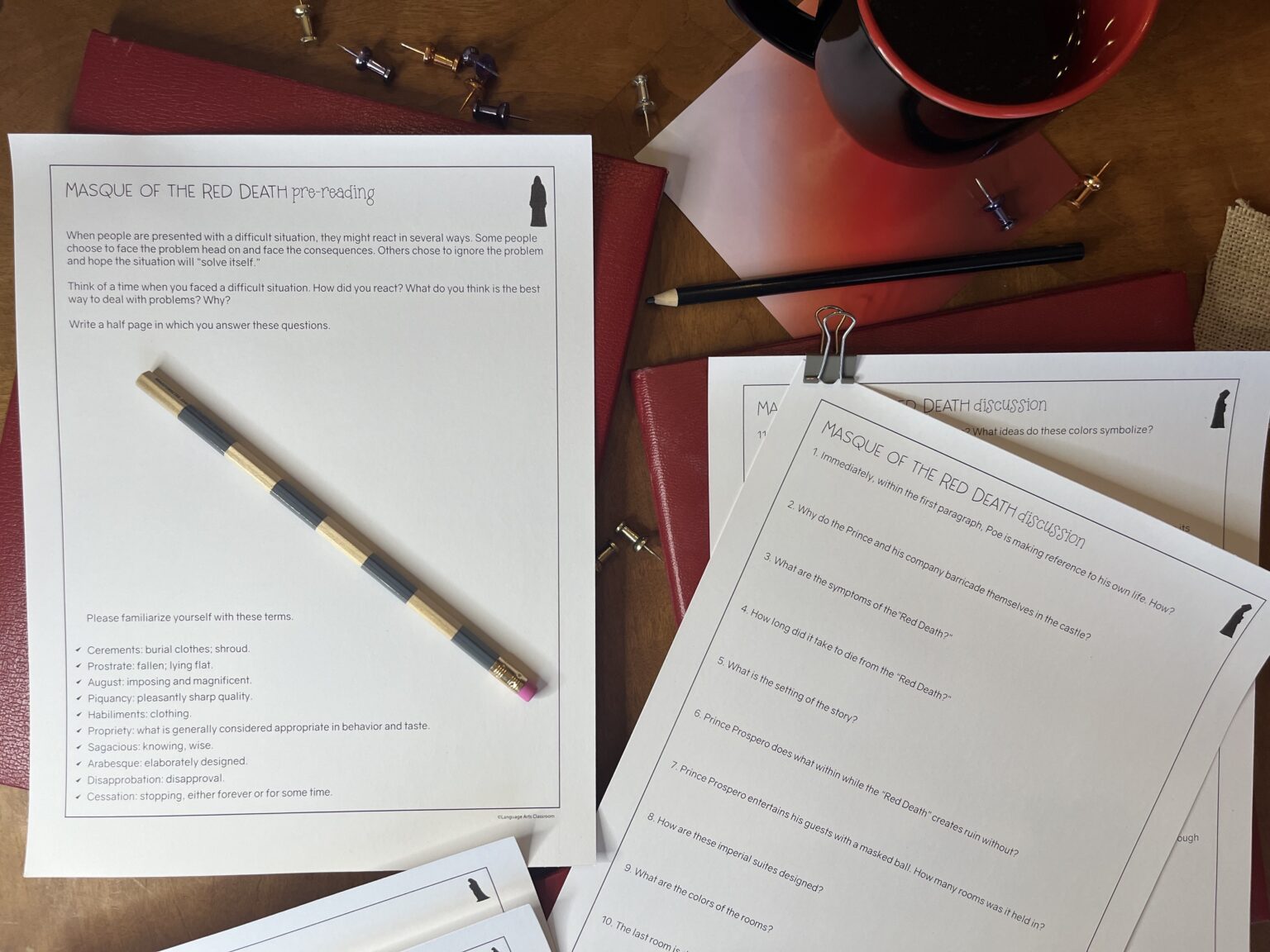 Edgar Allan Poe Activities – Language Arts Classroom