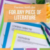 High School Literature Activities | Literature Circles, Book Clubs ...