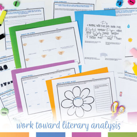 Symbol Graphic Organizers for Literary Analysis | Symbolization ...