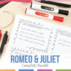 Ultimate Romeo & Juliet Unit Bundle | Romeo and Juliet Bundle of ...