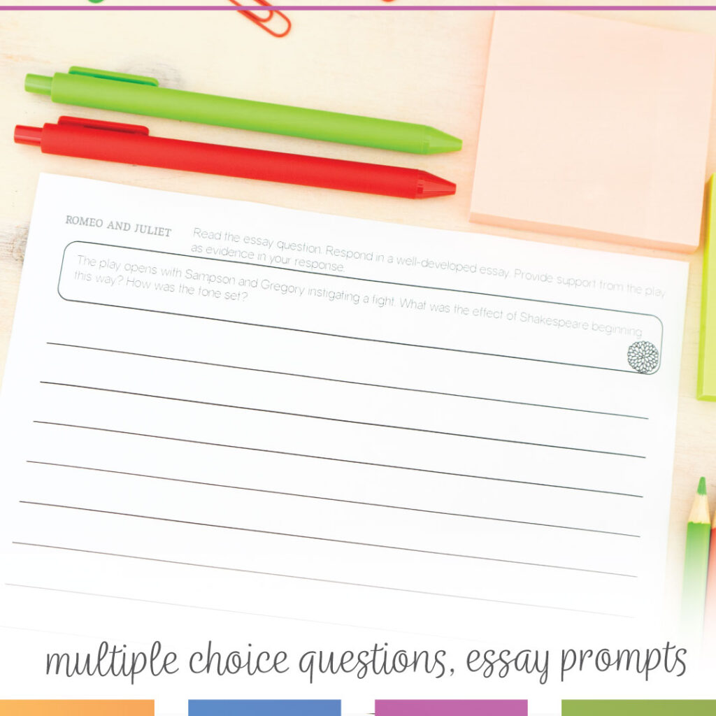 Ultimate Romeo & Juliet Unit Bundle | Romeo and Juliet Bundle of ...