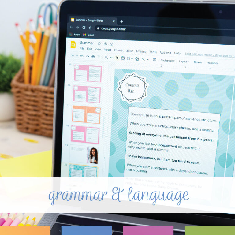 English Language Arts Summer School Bundle – Language Arts Classroom