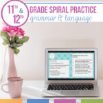 Grammar Spiral Review for High School | Junior & Senior Grammar ...