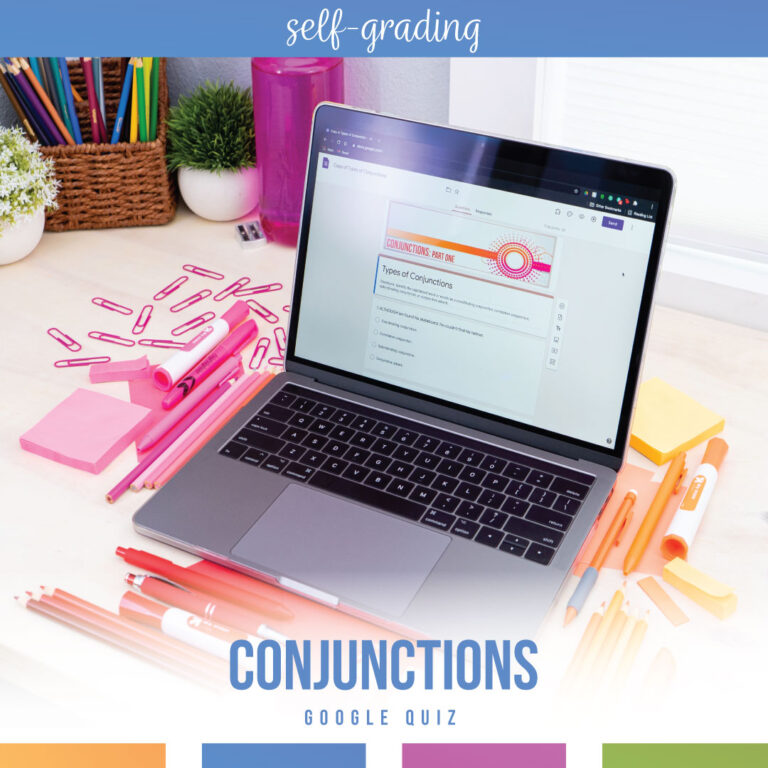Conjunction Self-Grading Form | Quiz over Conjunctions – Language Arts ...
