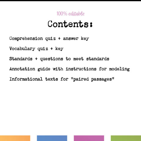 Contents of the Dead Man’s Pockets EDITABLE Activities and Quiz ...