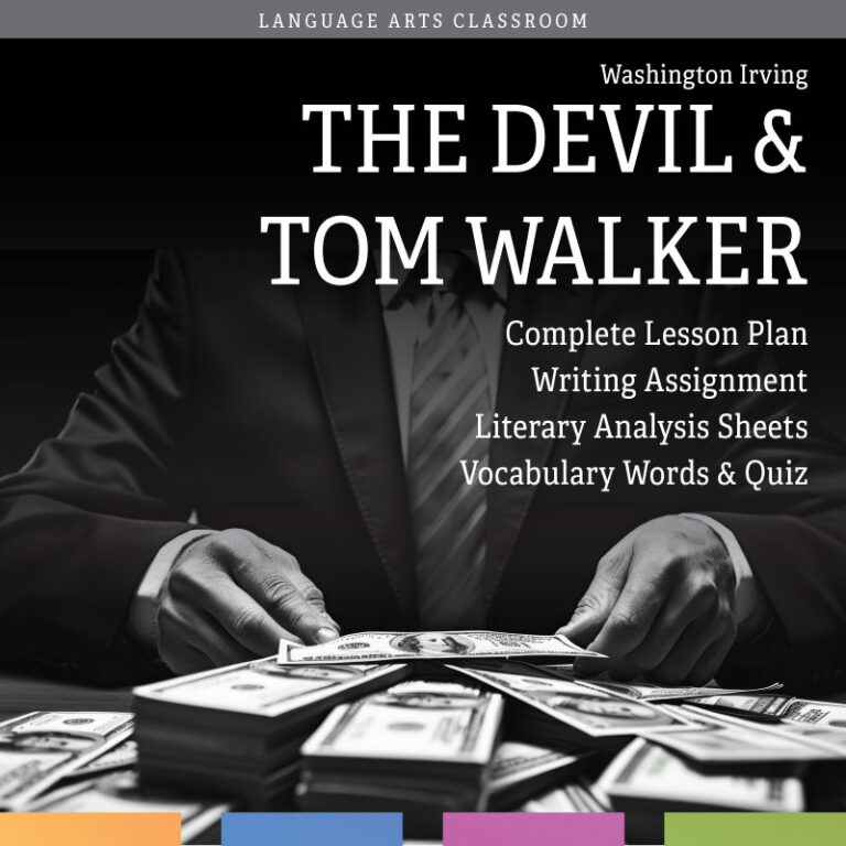The Devil and Tom Walker by Washington Irving Activities & Vocabulary ...