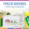 Types of Sentences Coloring Activity | Interrogative, Declarative ...