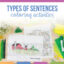 Types of Sentences Coloring Activity | Interrogative, Declarative ...