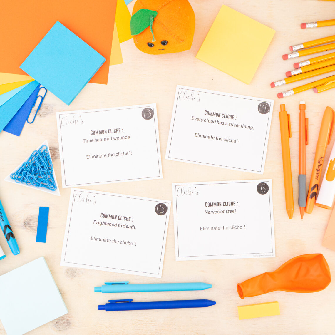Writing – Language Arts Classroom