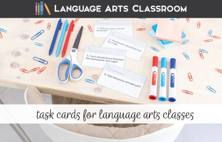 Five Ways To Use Task Cards in the Language Arts Classroom – Language ...